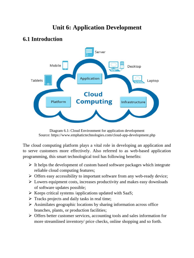 Unit 6 - IMED | PDF | Cloud Computing | Application Software