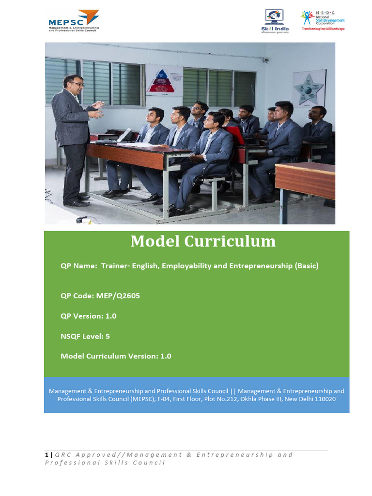 MC - Trainer-EEE (Basic) - MEP - Q2605 - v1.0 - 23042021 | PDF