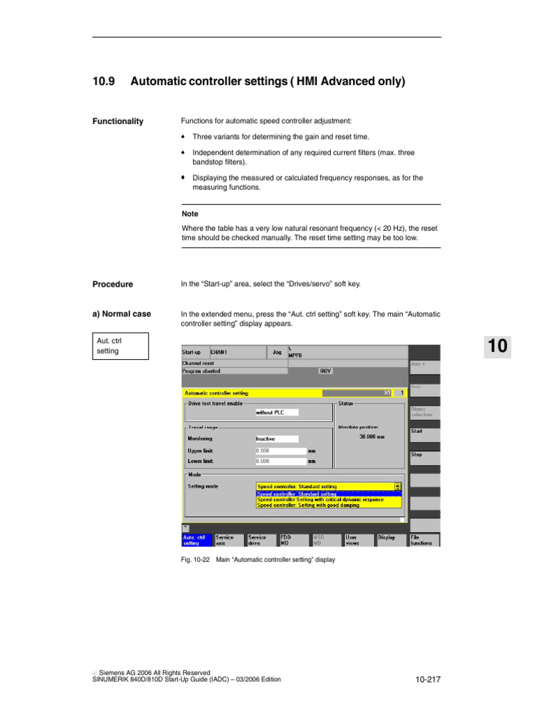 840D Drive Tunning | PDF