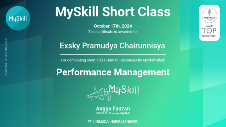 Short Class = Perfomance Management | PDF