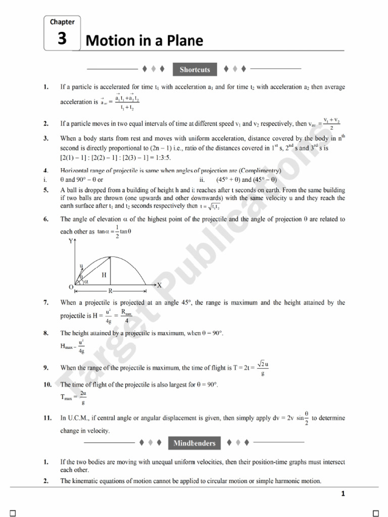 MHT-CET Physics Motion Solutions | PDF | Acceleration | Velocity