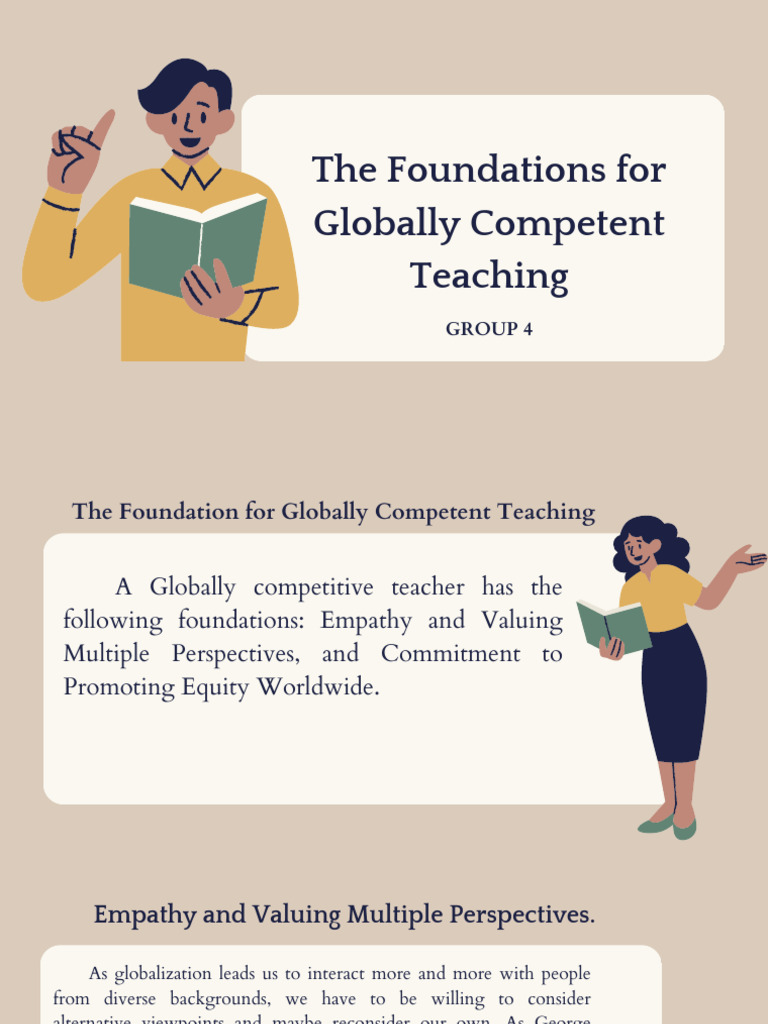 Foundations of Globally Competent Teaching | PDF | Empathy | Teachers