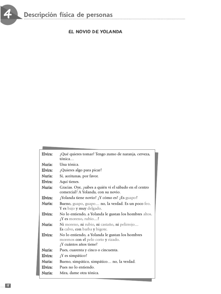 Descripciones físicas de personas | PDF | Cabello rojo | Belleza
