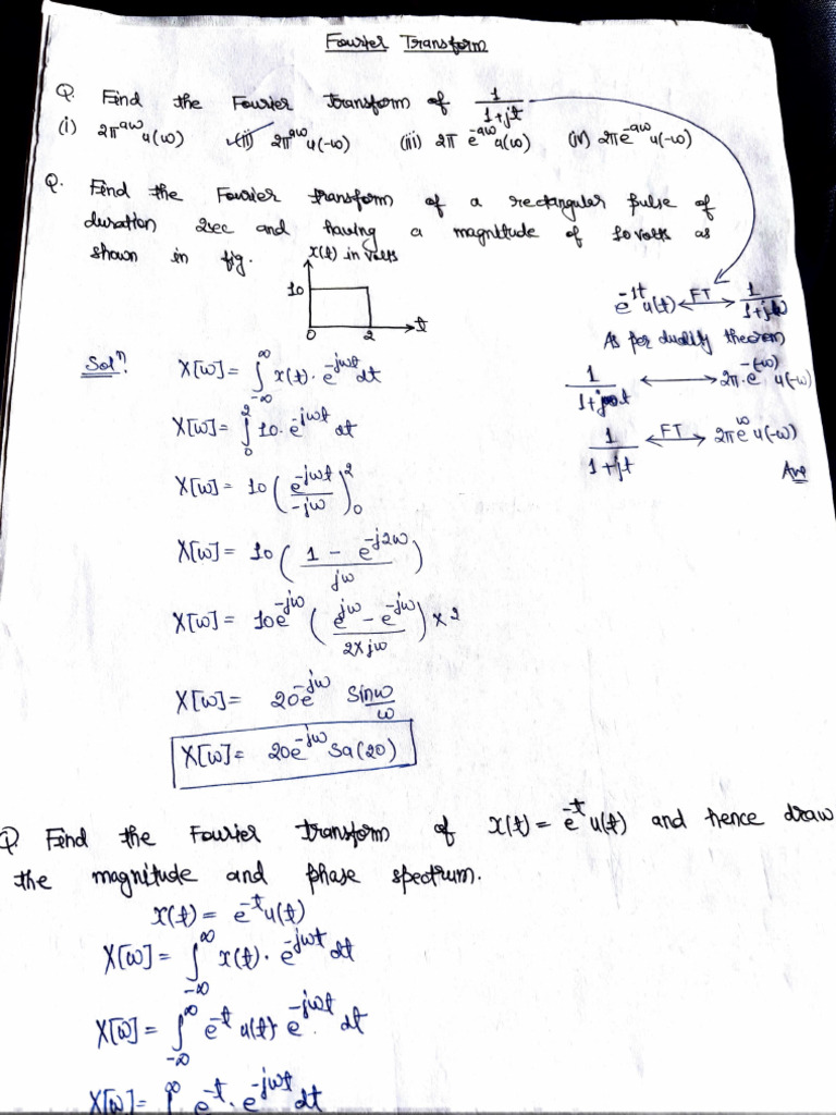 Fourier transform | PDF | Fourier Analysis | Harmonic Analysis