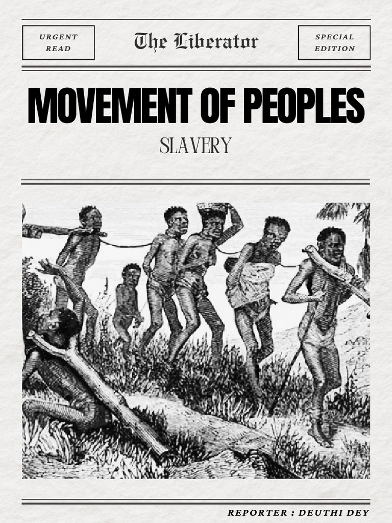 Movement of Peoples Slavery (Assessment Task #1) | PDF | Slavery ...