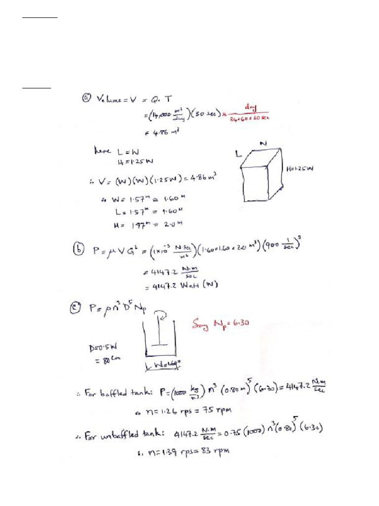 Flocculation Basin Design for Water Coagulation | PDF