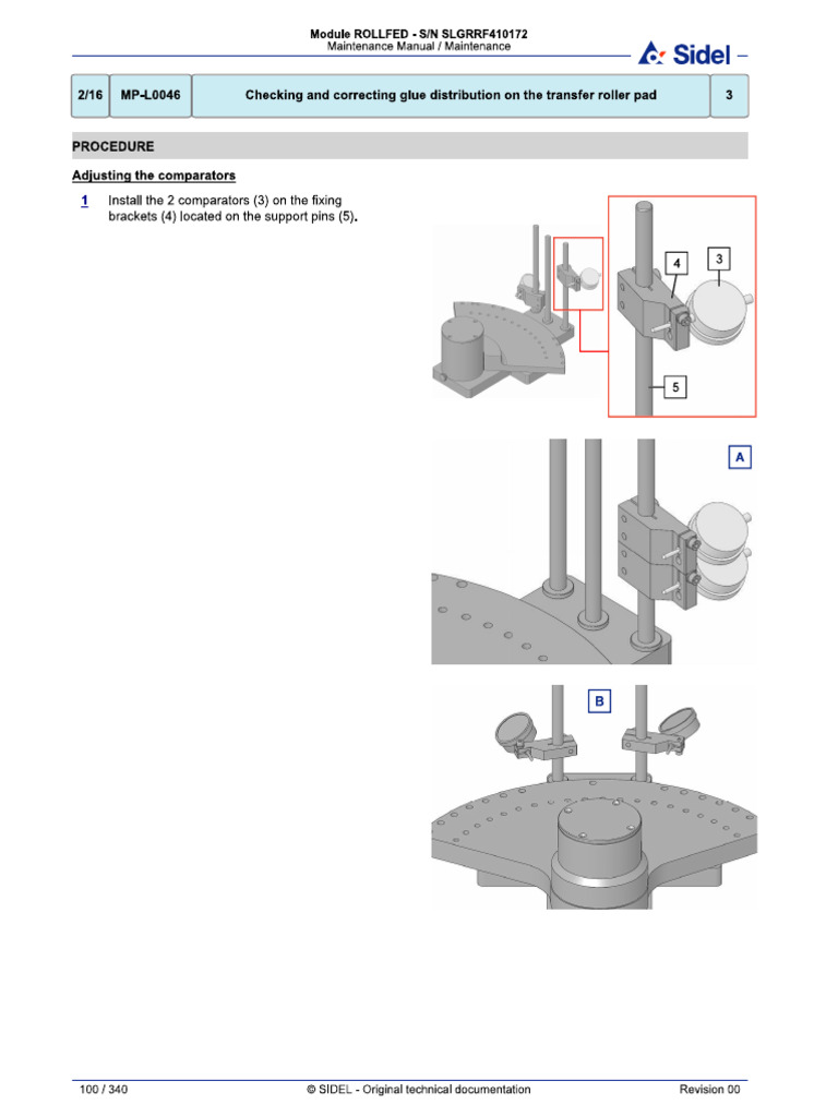 Sidel Labeler Suction Pads Calibration Procedure | PDF