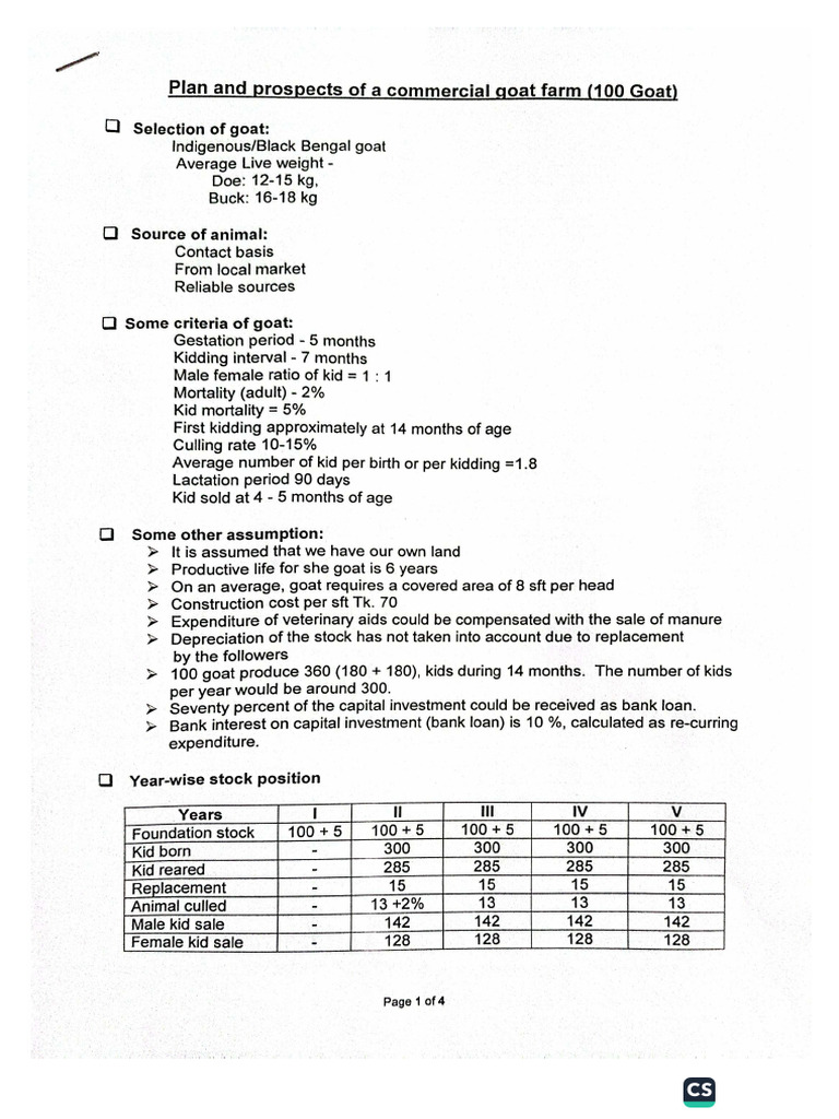 Animal Production Practical 04 | PDF