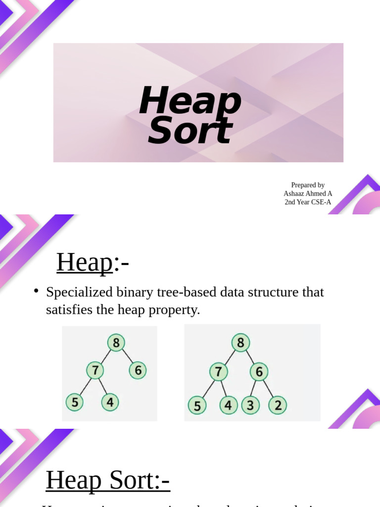Understanding Heap Sort Algorithm | PDF