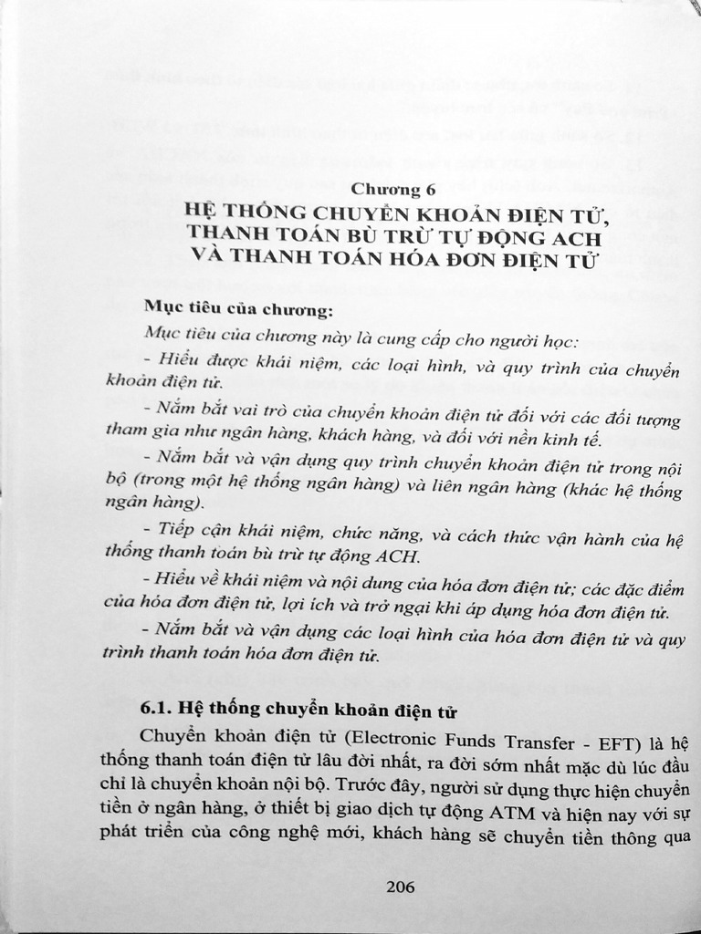 Thanh toan dien tu chuong6 | PDF