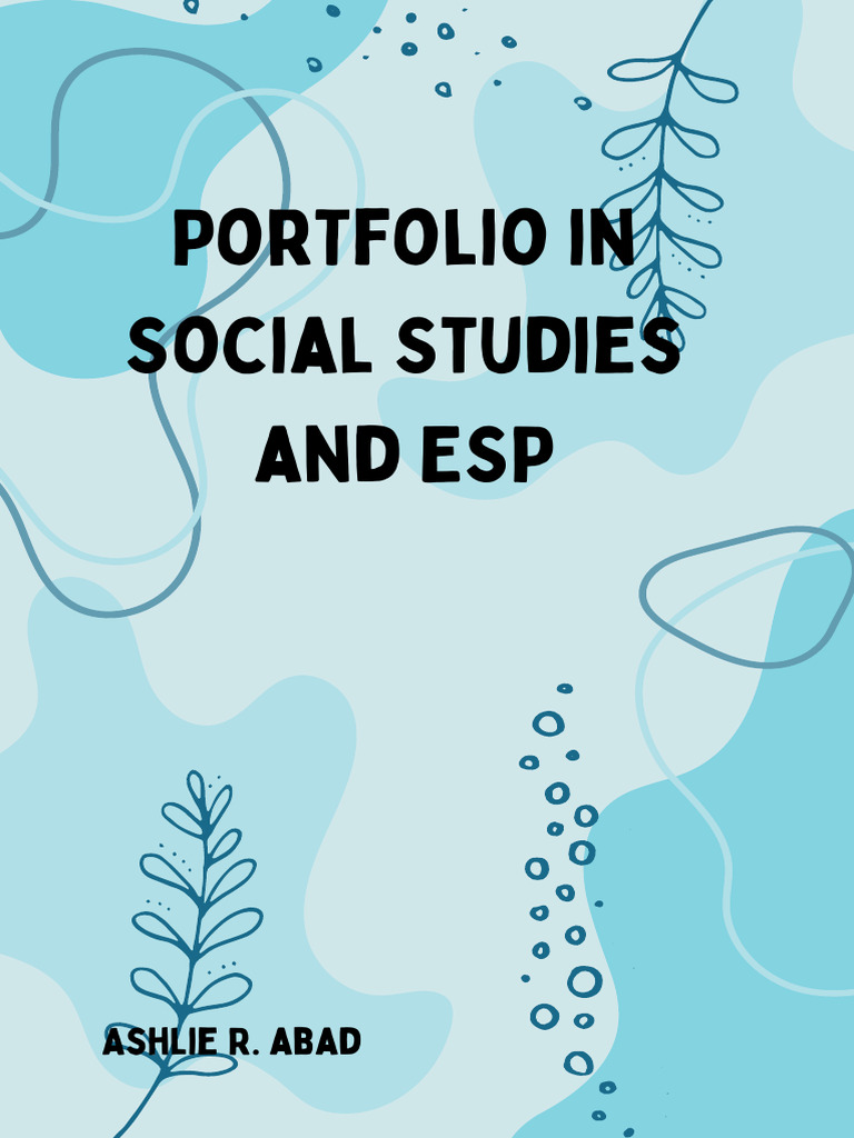 Profolio in Social Studies and ESp | PDF