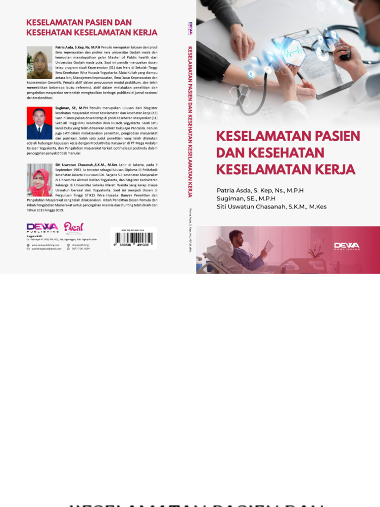 BUKU Keselamatan Pasien Dan Kesehatan Keselamatan Kerja | PDF