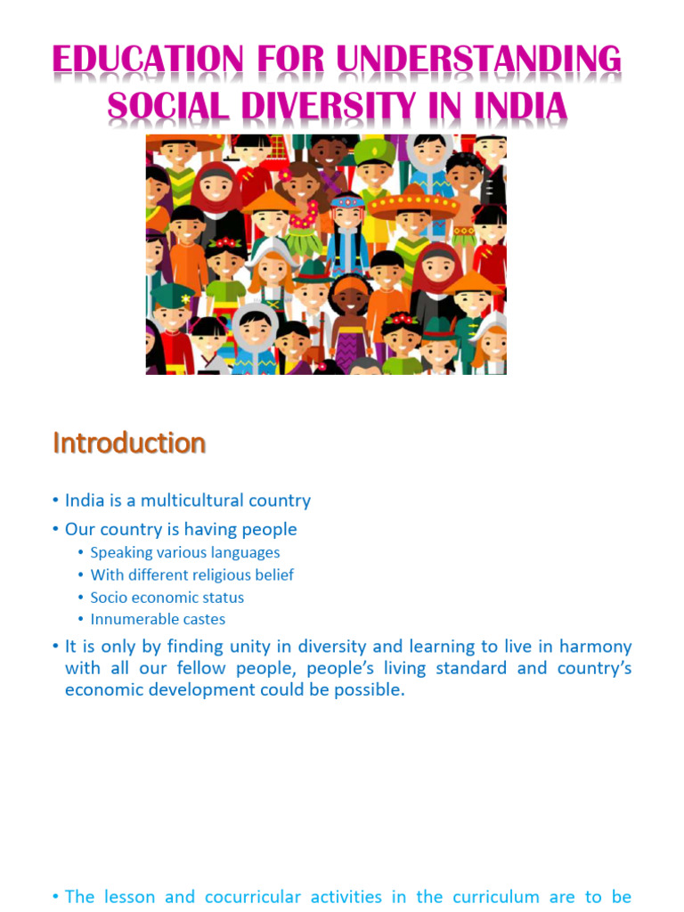Understanding Social Diversity | PDF | Multiculturalism | Teachers