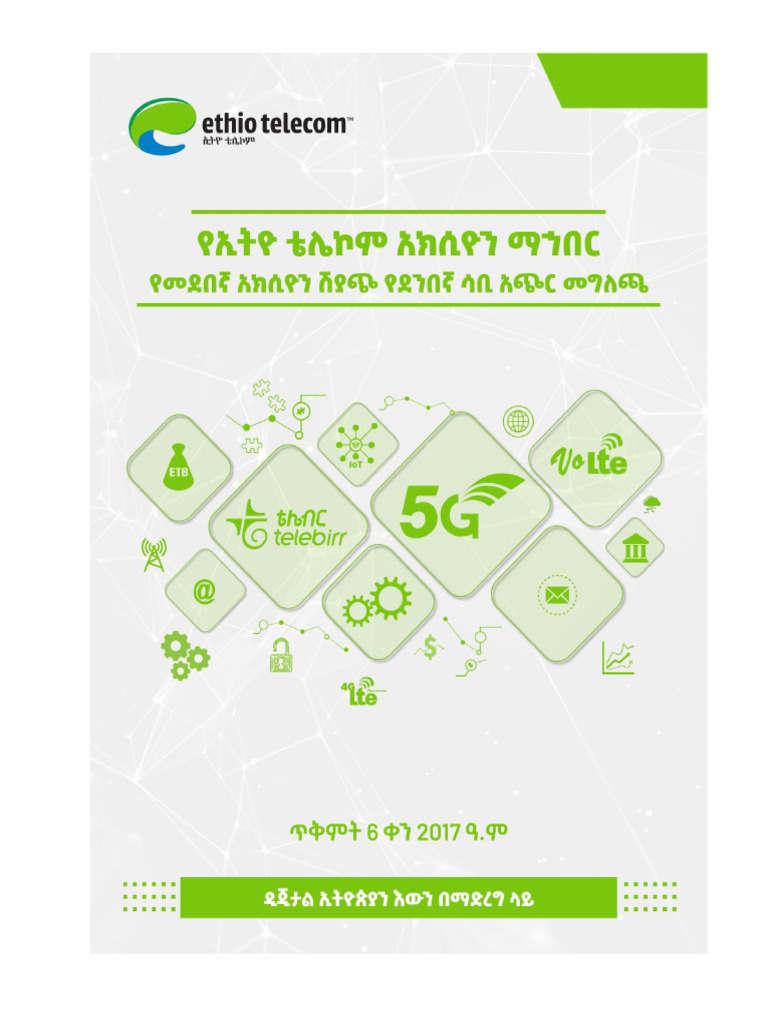 Amharicethio Telecom | PDF