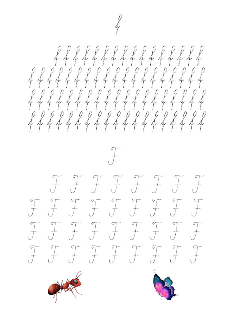 Litera F de Mana Punctata | PDF