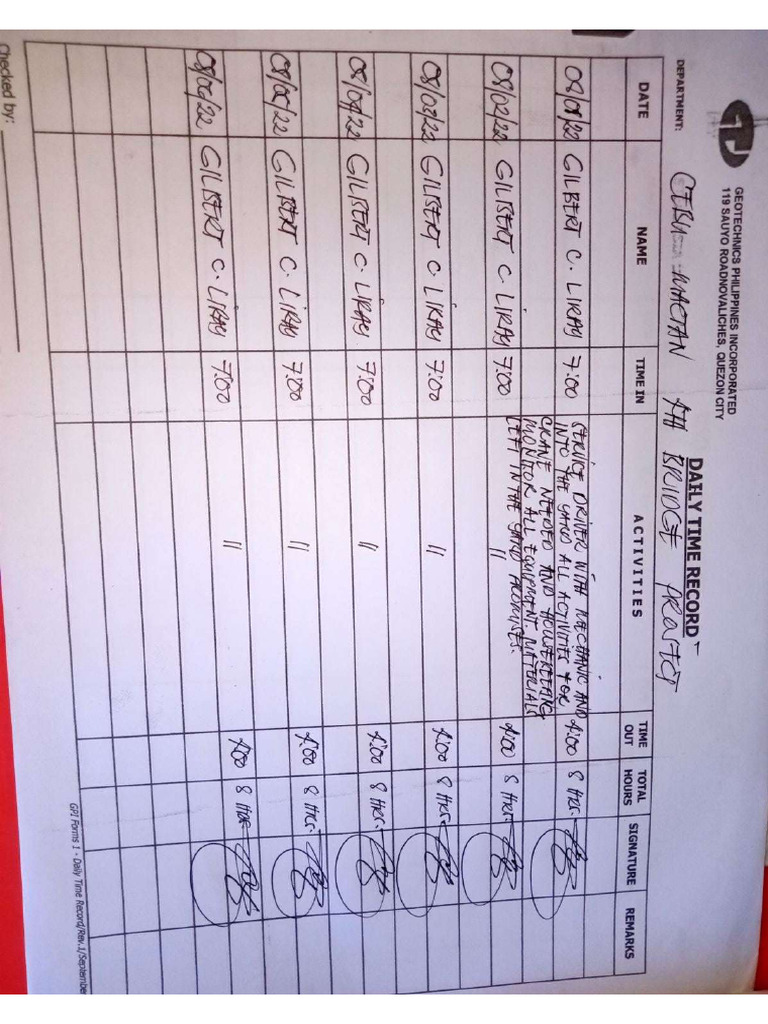 Timesheets | PDF