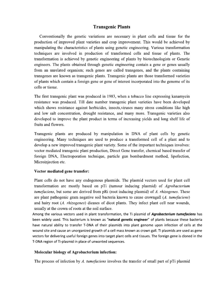 Transgenic | PDF