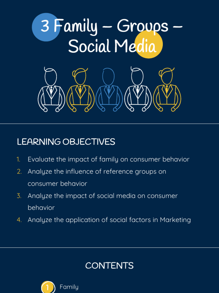 L3 - Family - Groups - Social Media | PDF | Behavior | Consumer Behaviour