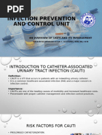 Cauti Powerpoint | PDF | Urinary Tract Infection | Medical Specialties