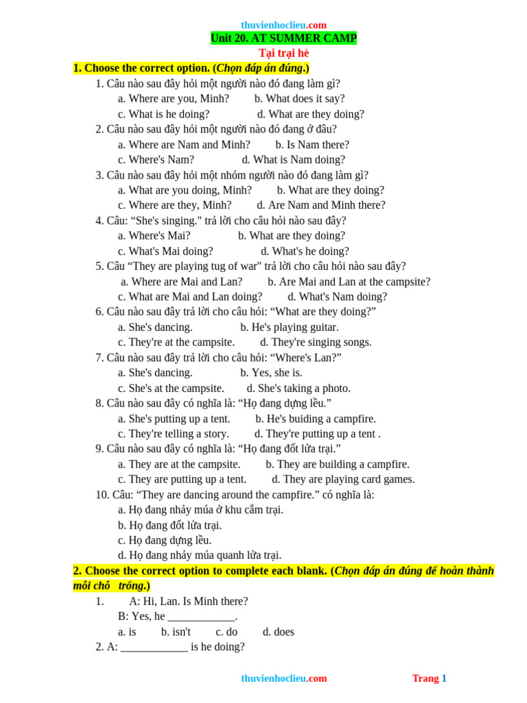 L P 4 - Global - Unit 20 | PDF