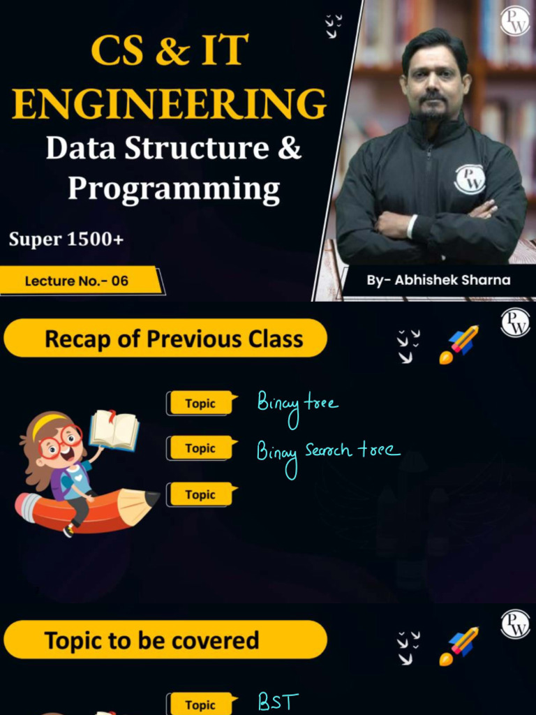 Data Structure and Programming 06 - Class Notes | PDF