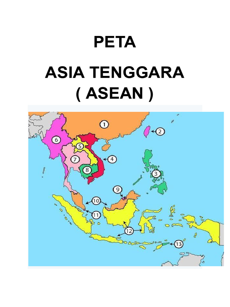 Peta Asean | PDF