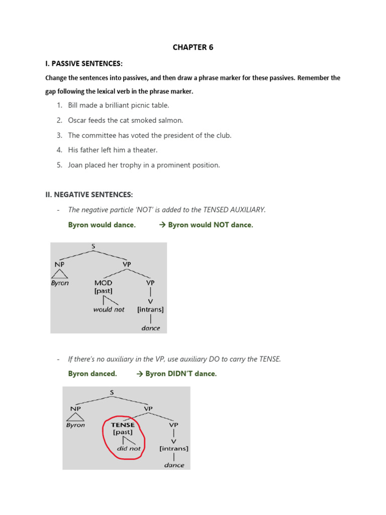 2023 - Exercises - Chapter 6 | PDF