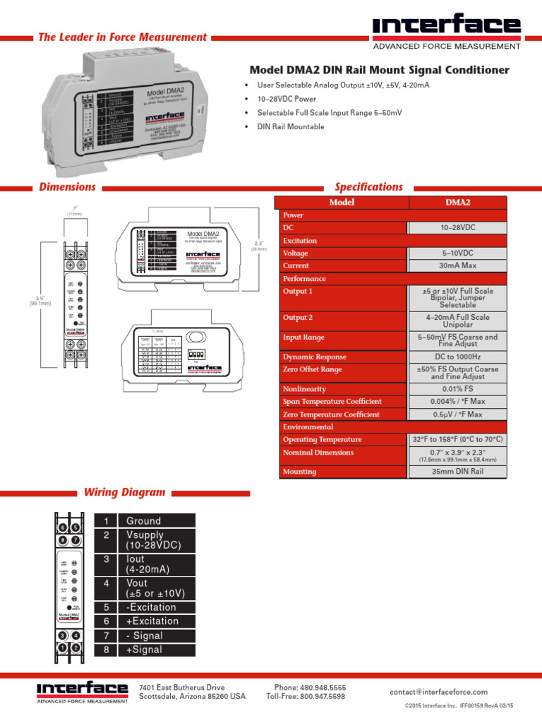 DMA2-Data-Sheet (1) | PDF | Amplifier | Electrical Engineering