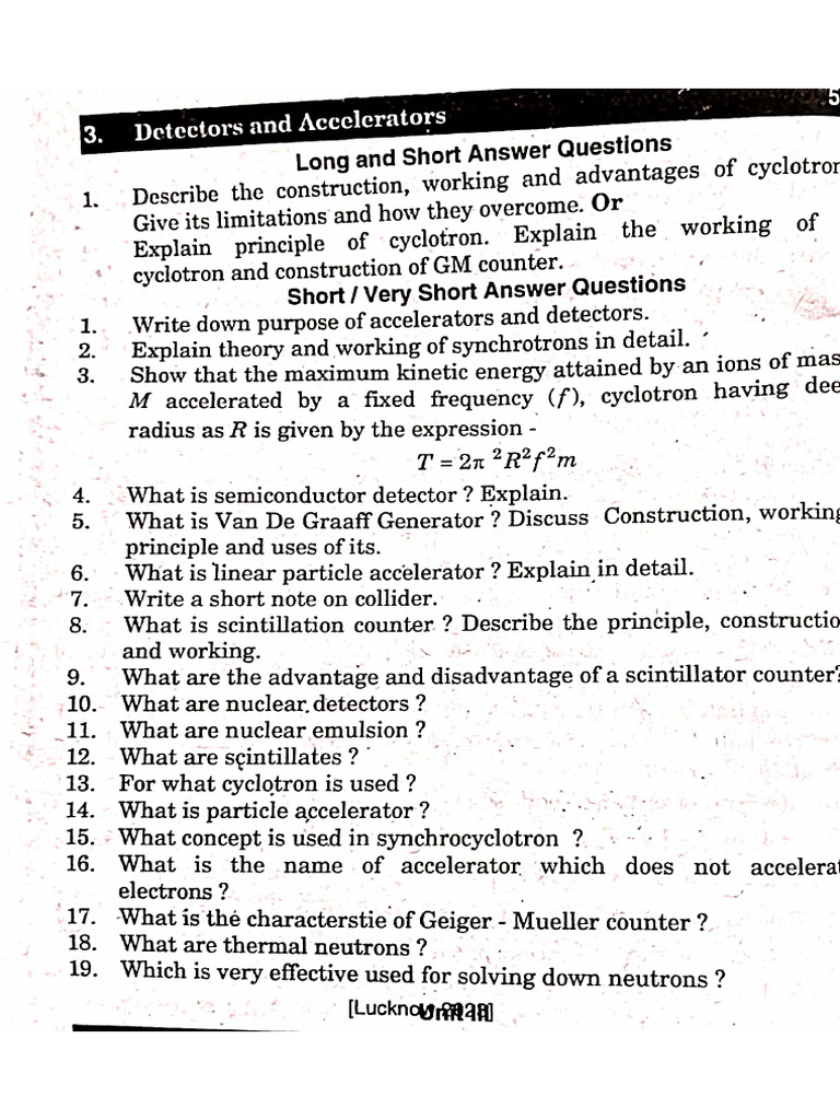 BSC 5th Sem Imp Pyq | PDF