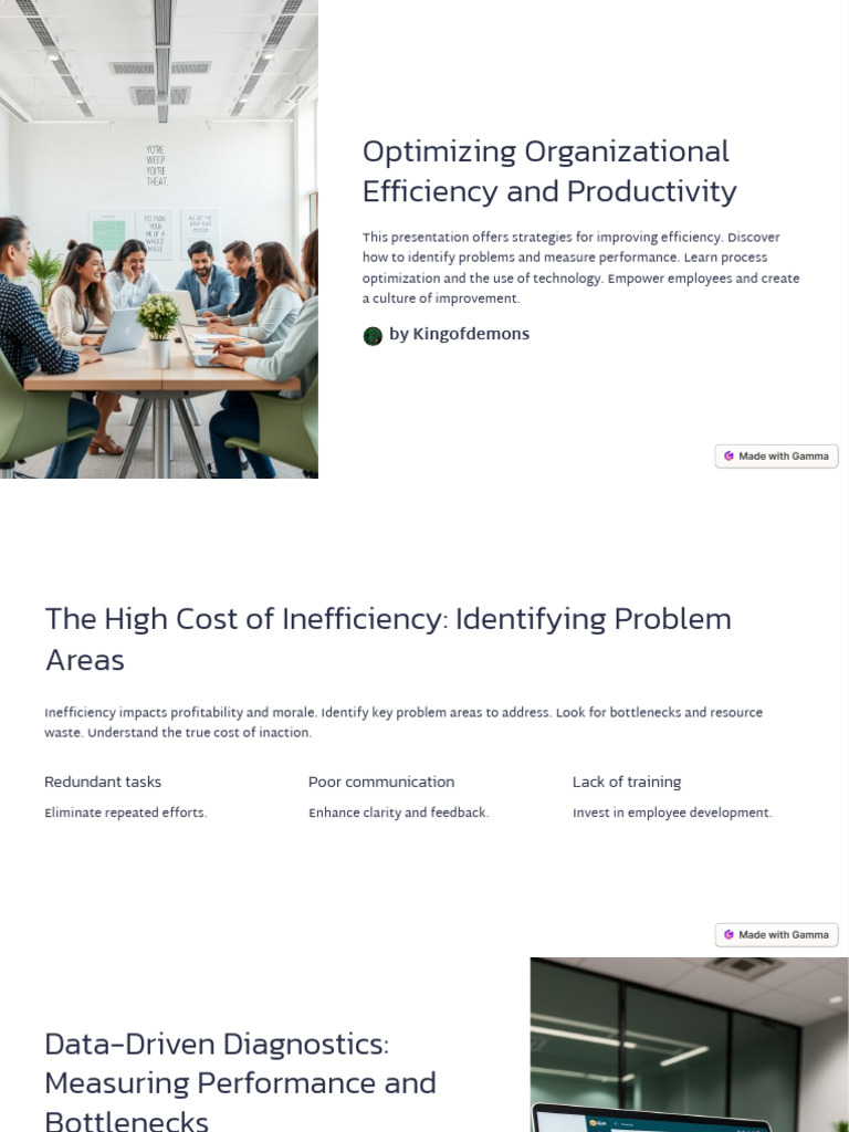 Optimizing-Organizational-Efficiency-and-Productivity | PDF ...