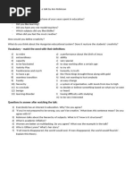 Sir Ken Robinson - Do Schools Kill Creativity - TED Talk | PDF | Social ...