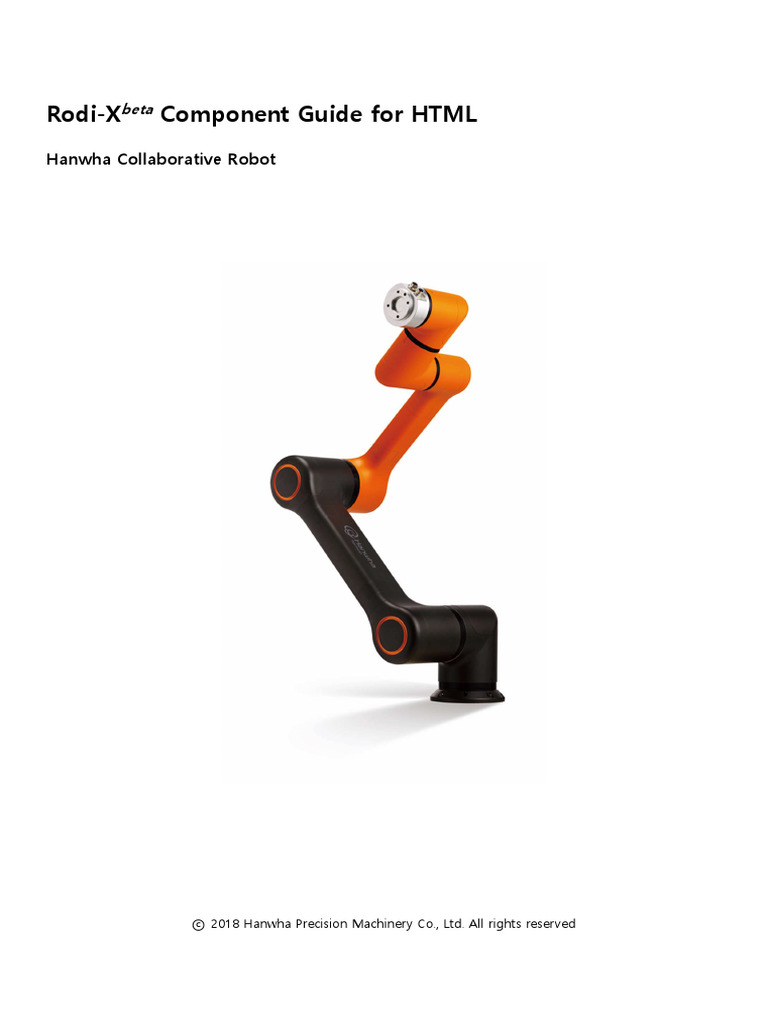 RodiX Components en | PDF | Html | Html Element