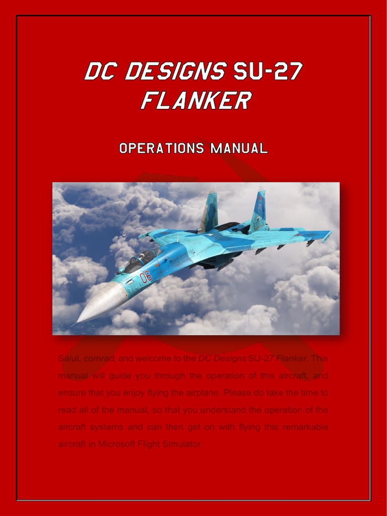 SU-27 Flanker Guide for MS Flight Sim | PDF | Copyright Infringement ...