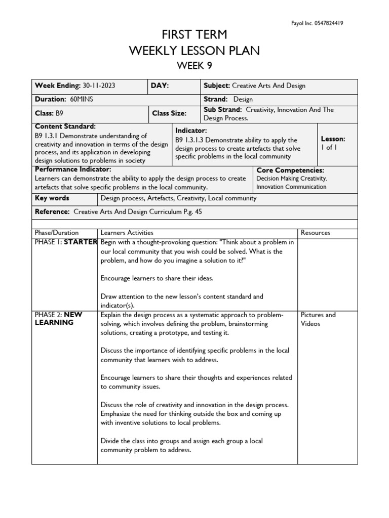 B9-CAD-WK9 | PDF | Creativity | Innovation