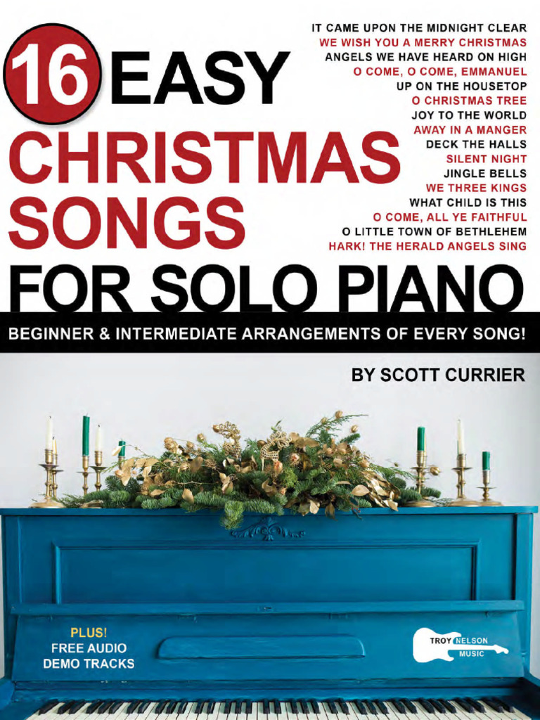 16 Easy Christmas Songs For Solo Piano by Scott Currier | PDF | Angels ...