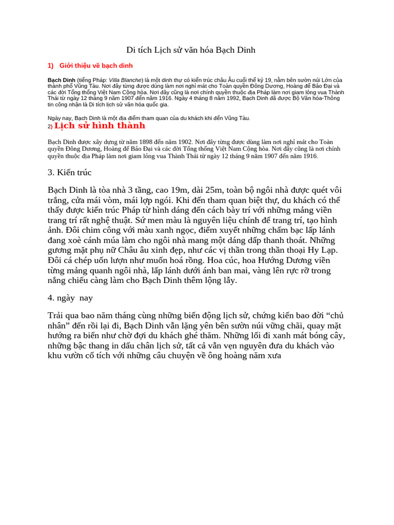 Di-tích-Lịch-sử-văn-hóa-Bạch-Dinh | PDF