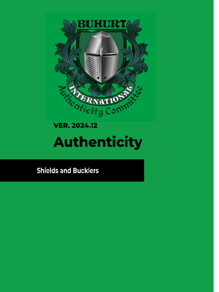 Shields and Bucklers V2024.12 | PDF | Shield | Rivet