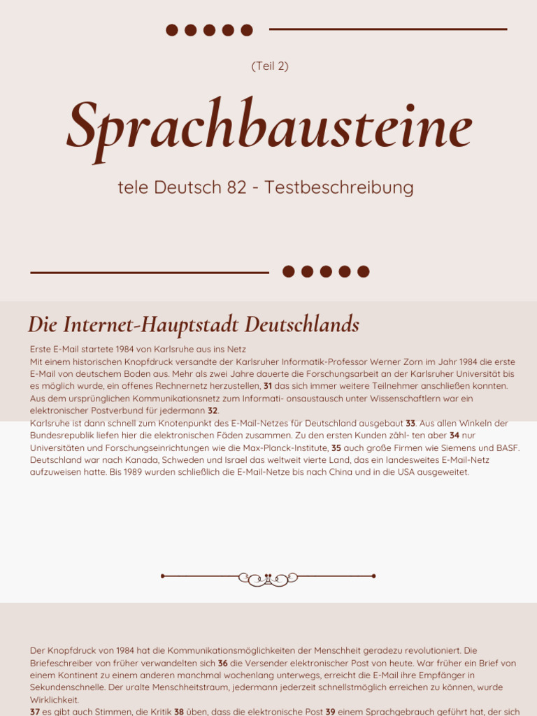 Sprachbausteine (Teil2) | PDF