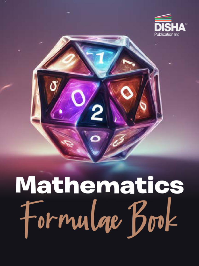 Formulae Book Mathematics | PDF
