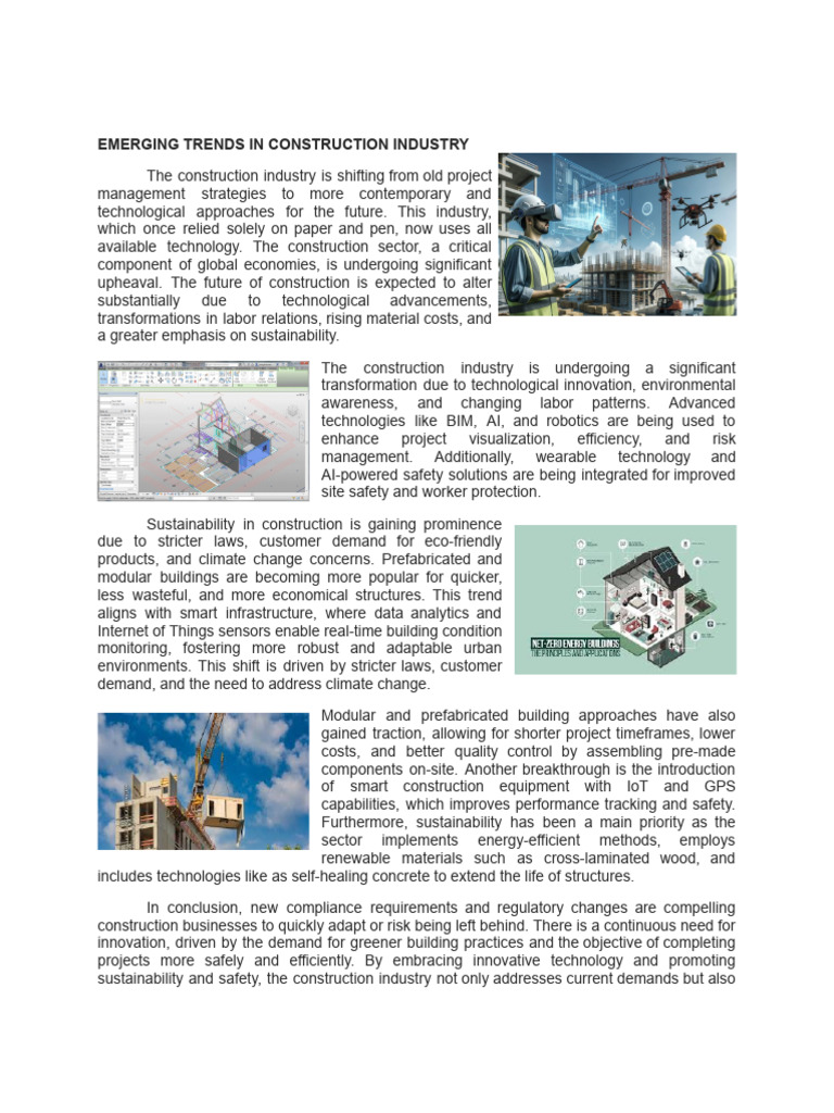 Construction Tech Revolution | PDF | Internet Of Things | Predictive ...