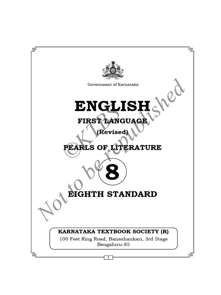 Class 8 English TB | PDF | Learning