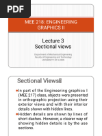 Chapter 4. Sections, Cuts and Breaks - Slides | PDF | Mechanical Engineering | Manufactured Goods