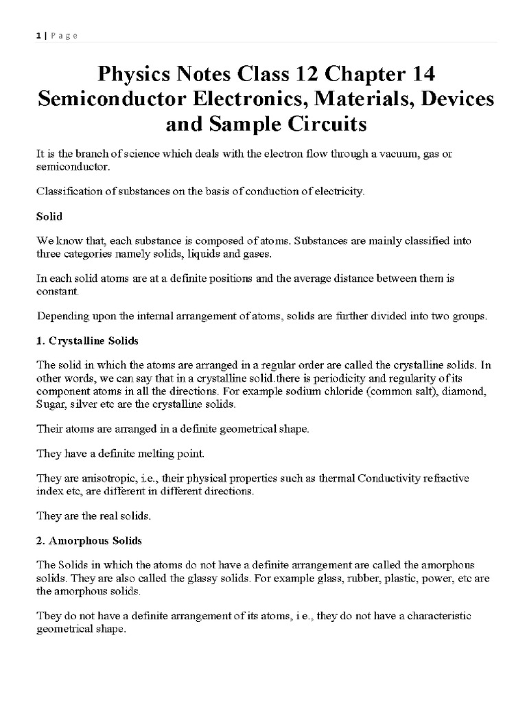 Semiconductors | PDF