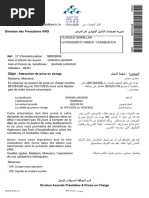 Feuille de Soins Maladie CNSS 1.doc - 20241223 - 134220 - 0000 | PDF | Radiologie | Médecine