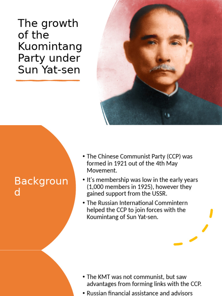 Growth of Kuomintang under Sun Yat-sen | PDF