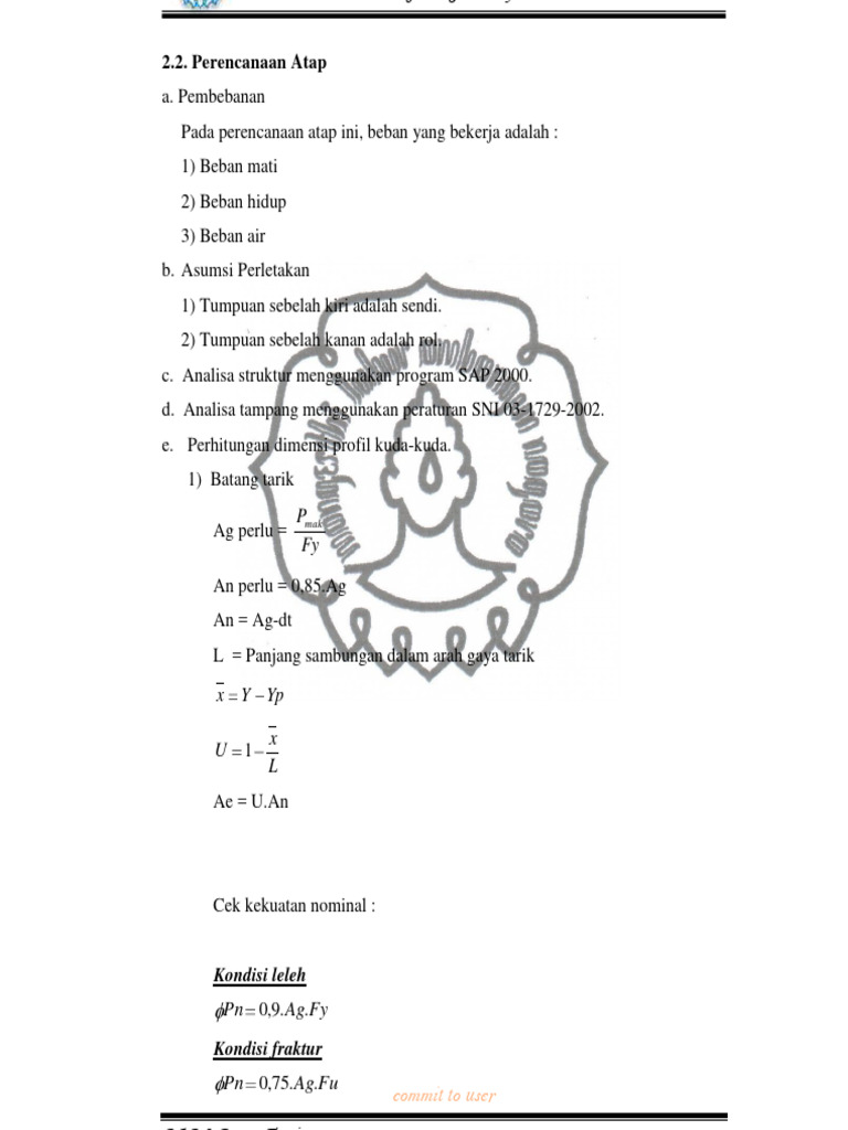 (123dok - Com) Perencanaan Struktur Dan Rencana Anggaran Biaya Rab ...