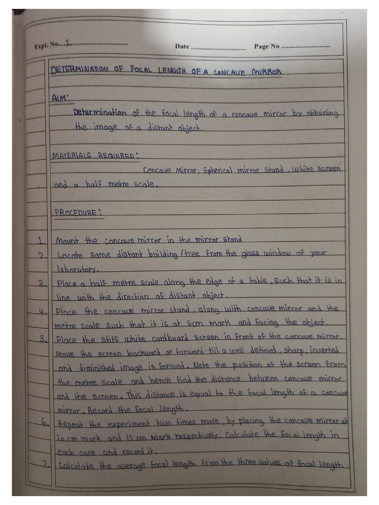 Physics Practicals | PDF