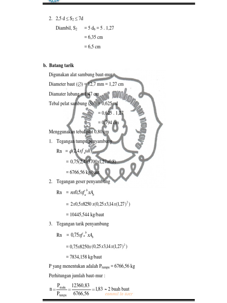 (123dok - Com) Perencanaan Struktur Dan Rencana Anggaran Biaya Rab ...