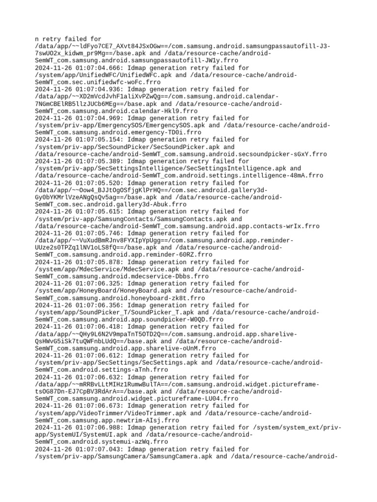 Lom Log | PDF | Android (Robot) | Operating System Technology