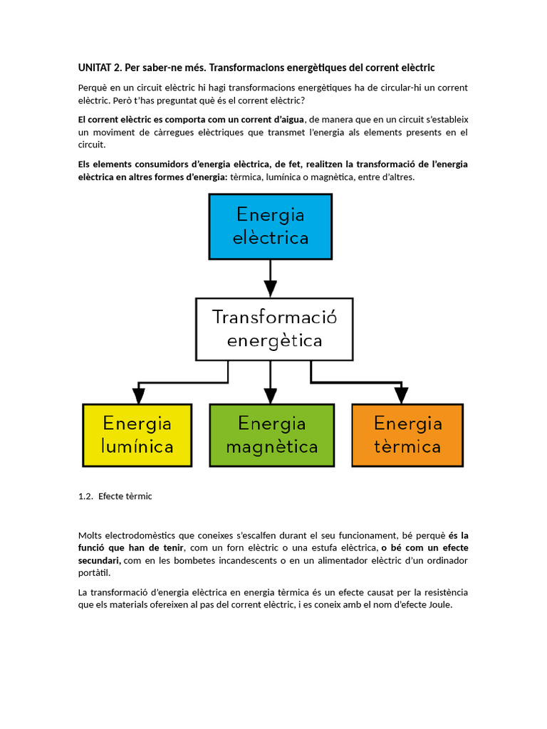 Unitat 2. Per Saber-ne Més. | PDF